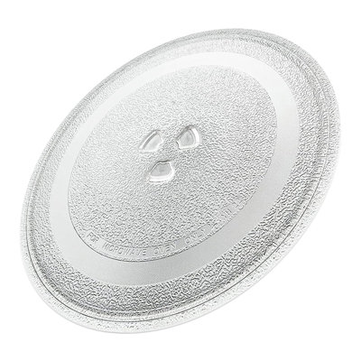 SPARES2GO Universal Microwave Turntable Plate Y Type Glass Dish Tray (10" / 25.5cm / 255mm)