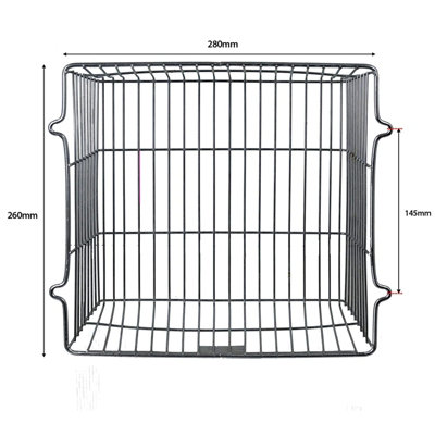 SPARES2GO Universal Steel Terminal Guard Square Boiler Flue Cage (11" x ...