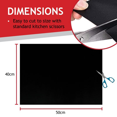 SPARES2GO Universal Teflon Oven Cooker Liner Non Stick Heavy Duty ...