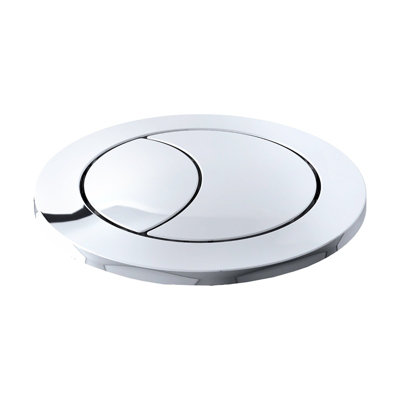 SPARES2GO Universal Toilet Cistern Dual Flush Push Button Kit for 20mm ...