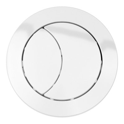 SPARES2GO Universal Toilet Cistern Dual Flush Push Button Kit for 20mm ...