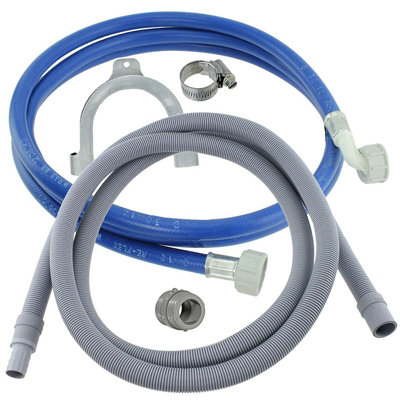 SPARES2GO Universal Washing Machine / Dishwasher Hose Water Fill Pipe ...