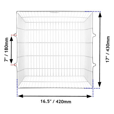 SPARES2GO Universal Zinc Coated Terminal Guard Square Boiler Flue Cage ...