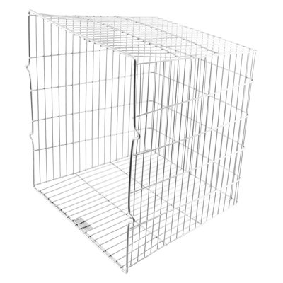 SPARES2GO Universal Zinc Coated Terminal Guard Square Deep Boiler Flue ...