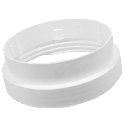 SPARES2GO Vent Hose Connector Adaptor Threaded Duct Pipe Outlet Ring (5 ...