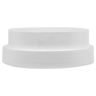 SPARES2GO Vent Hose Connector Adaptor Threaded Duct Pipe Outlet Ring (5 ...