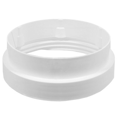 SPARES2GO Vent Hose Connector Adaptor Threaded Duct Pipe Outlet Ring (5 ...