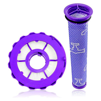 SPARES2GO Washable Pre + Post Motor Filter compatible with Dyson DC40 ...