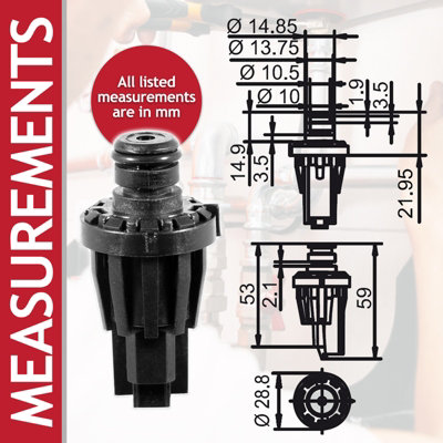 SPARES2GO Water Pressure Sensor Kit for Vaillant ecoCRAFT ecoTEC ...
