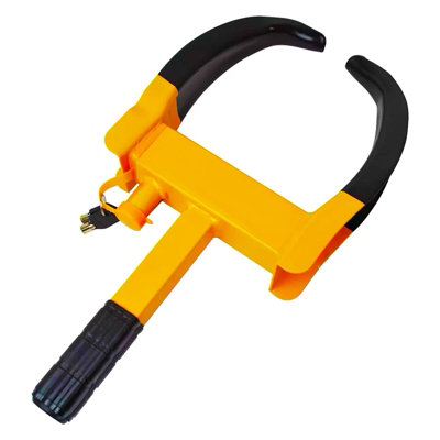 SPARES2GO Wheel Clamp Lock Adjustable Claw for Cars, Vans, Caravans ...