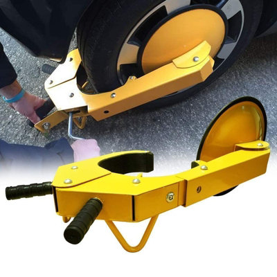 SPARES2GO Wheel Clamp Security Lock Trailer Caravan Motorhome Car Van ...