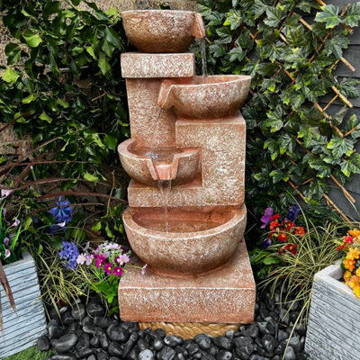 Sparkling Bowls Modern Mains Plugin Powered Water Feature