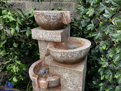 Sparkling Bowls Modern Mains Plugin Powered Water Feature