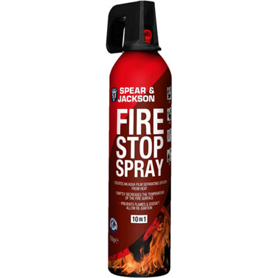 Spear and Jackson - 750g Fire Stop Spray - 10 in 1 fire extinguisher ...