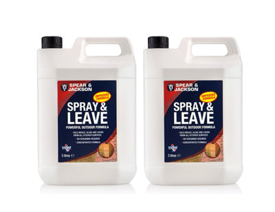 Spear and Jackson - Spray and Leave Concentrate 2 x 5 Litres | DIY at B&Q