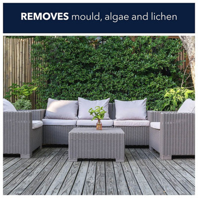 Spear and Jackson Spray and Leave Patio Cleaner - 5L Patio Cleaner with ...