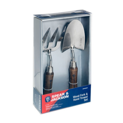 Spear & Jackson HANDTOOLSET1 Garden Hand Tool Gift Set (Trowel & Weed Fork)