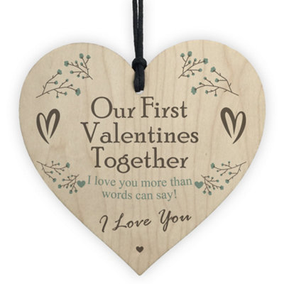 Special Our First Valentines Together Gift Love Gift For Boyfriend ...