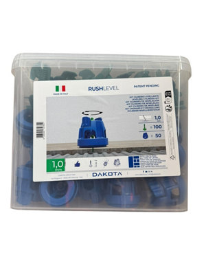 Speed Level Kit - 100 disposable linear screws and 50 leveling ...