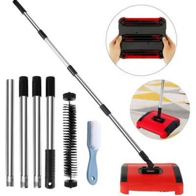 Speedsweep Carpet Sweeper, Manual with Wide Cleaning Path