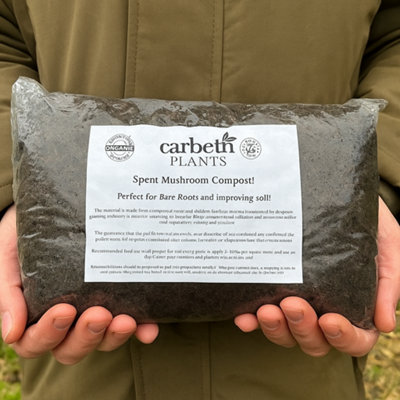 Spent Mushroom Compost - Organic Certify Mushroom Compost (2 Litres)
