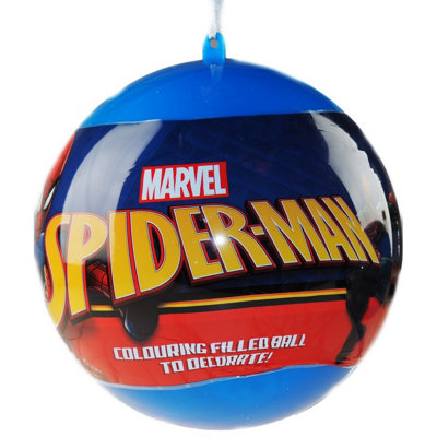 Spider-Man Giant Christmas Bauble & Stationery Set Blue/Red (One Size)