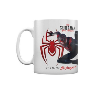 Spider-Man Iconic Jump Miles Morales Mug White/Black/Red (One Size)