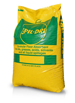 Spil-Dri Absorbent Granules - 20L Bag of Oil Absorbent Spill Dry Granules