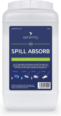 Spill Absorb Instant Liquid Clean Up 2.5 KG Tub