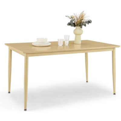 Spinningfield Dining Table, 6 Seater Table for Dining Room, Rectangular ...