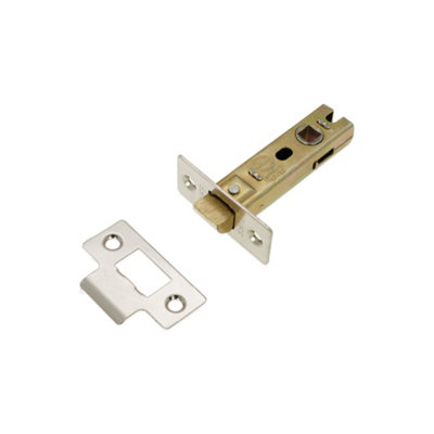 SPIRA BRASS 3" CE Bolt Through Tubular latch Nickel Plated