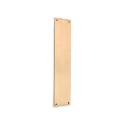SPIRA BRASS Victorian Finger Plate 275mm Satin Brass