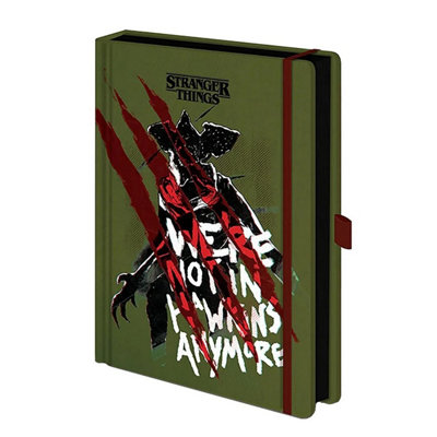 Spiral Direct Not In Hawkins Stranger Things A5 Notebook Green (One Size)