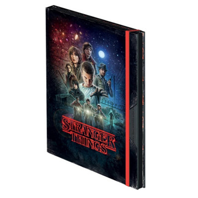 Spiral Direct VHS Stranger Things A5 Notebook Black (One Size)