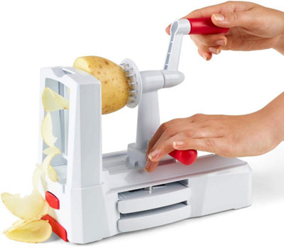 Spiral Slicer Cutter Chopper Spiralizer Shred For Vegetable Fruit ...