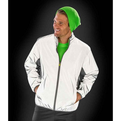 Spiro Mens Luxe Reflective Waterproof Jacket | DIY at B&Q