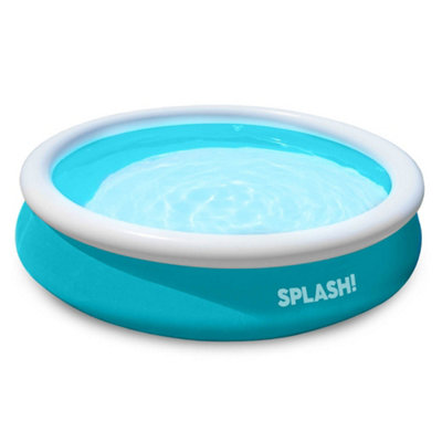 SPLASH AquaRing Inflatable Round Pool - 6ft, Lightweight, Durable, Easy ...
