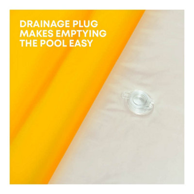 SPLASH Inflatable Paddling Pool - 6.5ft, Lightweight, Durable, Easy ...