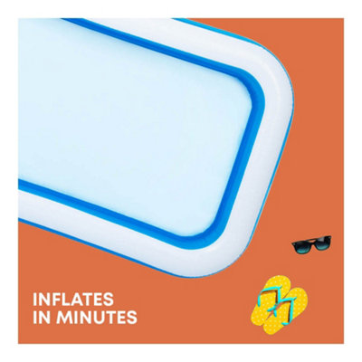 SPLASH Inflatable Paddling Pool - 8.5ft, Lightweight, Durable, Easy ...