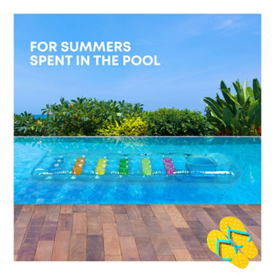 SPLASH Inflatable Pool Lilo Pocket Fashionable Water Lounger