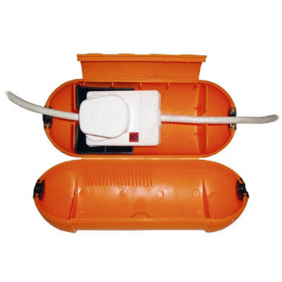 Splash Proof Outdoor Single Socket Connection Extension Lead Plug ...