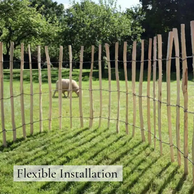 Split Hazel Fencing Roll 5m x 1.5m