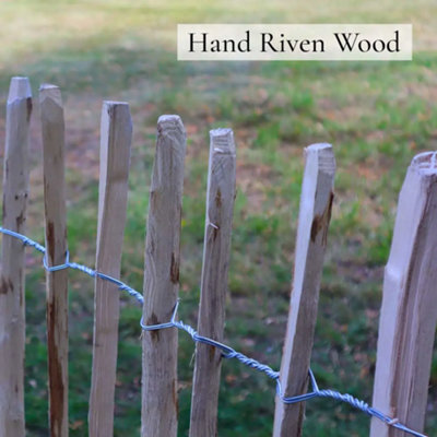 Split Hazel Fencing Roll 5m x 1.5m