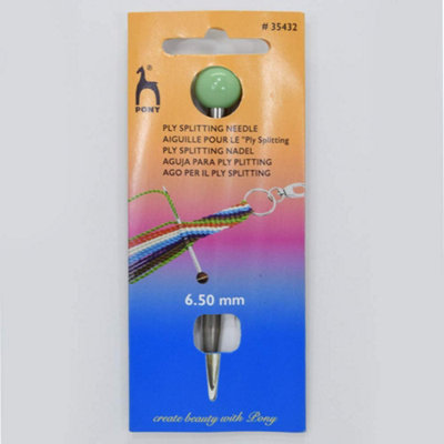 SPLIT NEEDLE 6.50MM - Ply Splitting Needle: 6.50mm - Pony