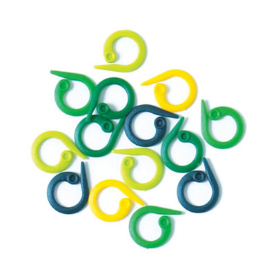 SPLIT R/MARKERS PK30 - Split Ring Markers: Plastic: 30 Pieces - KnitPro