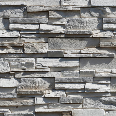Splitface Natural Stone Effect Cladding Tiles - Saksonia Frost ...