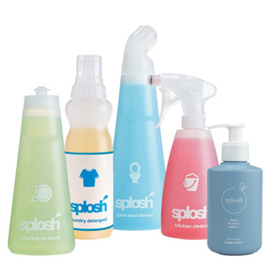 SPLOSH - 5 Bottle Bundle - Kitchen Cleaner , Handwash , Washing up ...