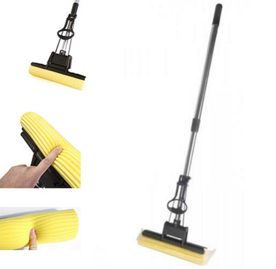 Sponge Mop Multi Surface Cleaner PVA Foam Replaceable Head Cleaning ...