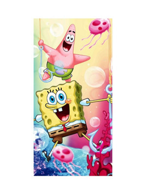 Spongebob and Patrick 100% Cotton Towel