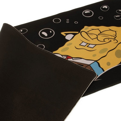 SpongeBob SquarePants Jumbo Desk Mat Black/Yellow (70cm x 30cm)